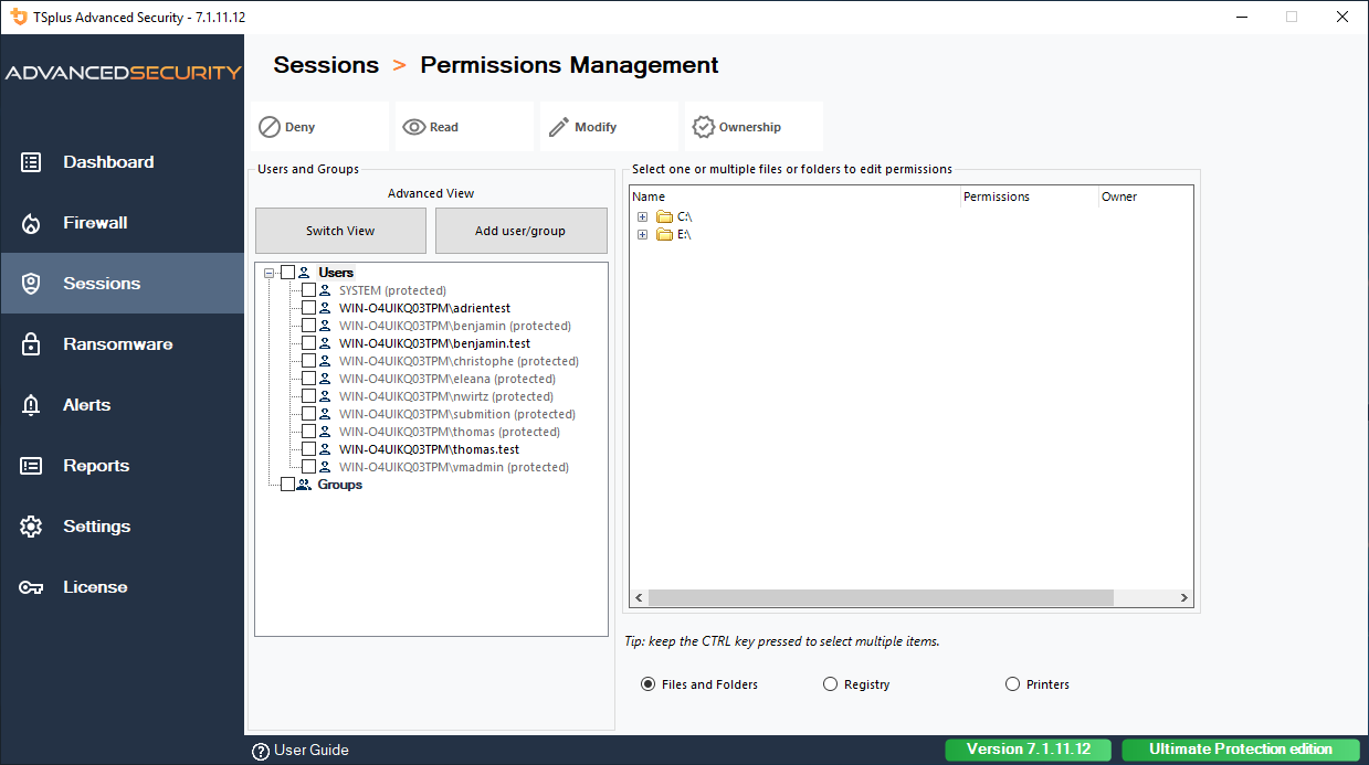 TSplus Advanced Security ® Secure your IT Infrastructure | TSplus