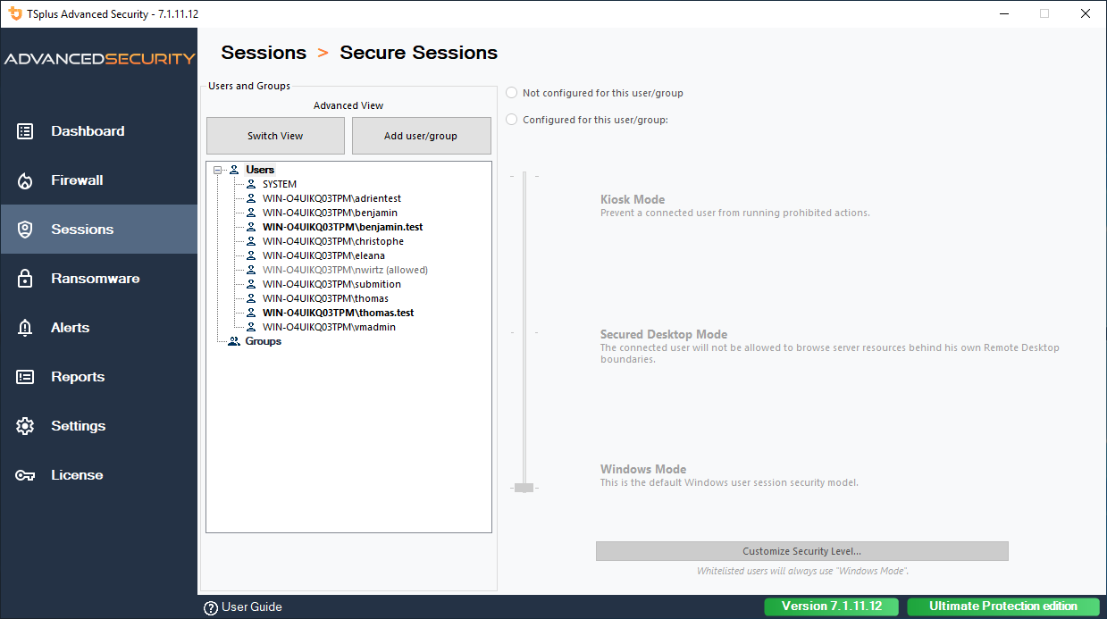 TSplus Advanced Security ® Secure your IT Infrastructure | TSplus